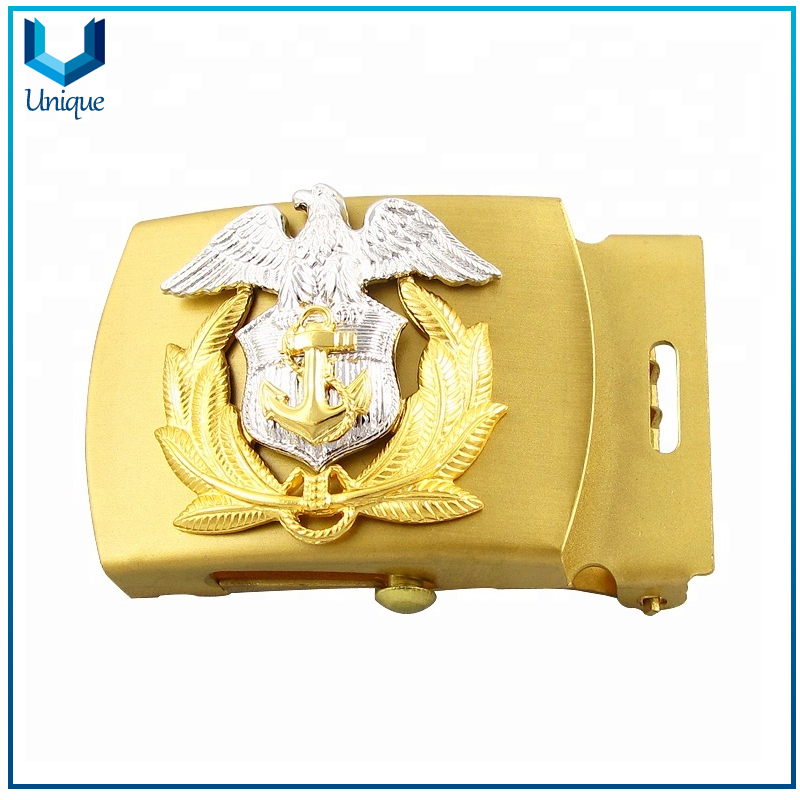 High Quality Custom USS Navy Ship Belt Buckle, 38Mm /60mm Gold Military ...