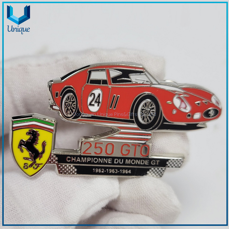 Custom hard enamel racing car lapel pin - Buy Police Badge, Metal ...