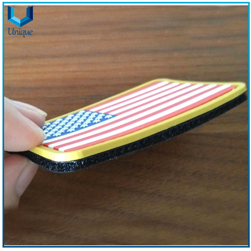 Rubber Patch for Uniform, Customize Flag Rubber Badge for Police ...