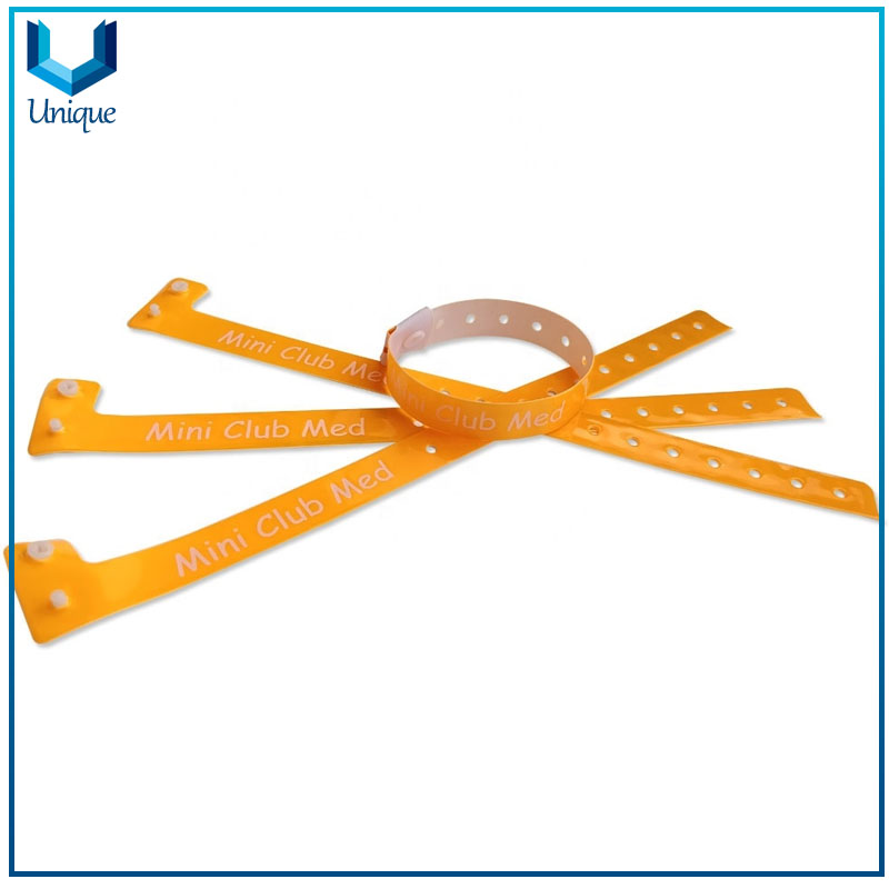 Neon color reflective wristband L shape PVC party wrist band with your ...