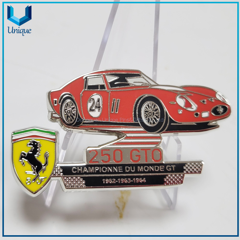 Custom hard enamel racing car lapel pin - Buy Police Badge, Metal ...
